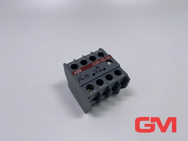 ABB AUXILIARY CONTACT Block for Protective A30-30-32 2NC+2NO $30.51 ...