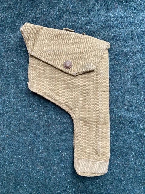 ORIGINAL SCARCE WW2 British Indian Army 1937 Pattern P37 Pistol Holster ...