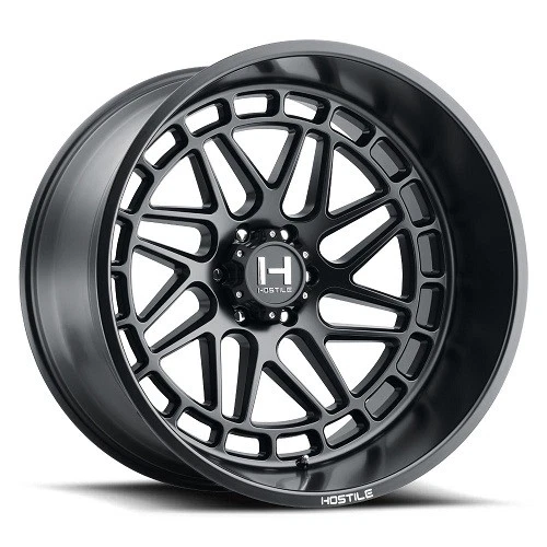 20X10 HOSTILE H122 Reaper Asphalt (Matte Black) Wheel 8x180 (-19mm ...