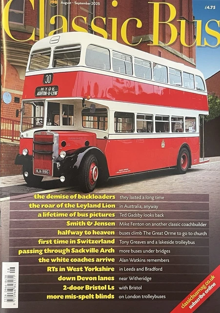 CLASSIC BUS MAGAZINE Issue August - September 2025 £9.26 - PicClick UK