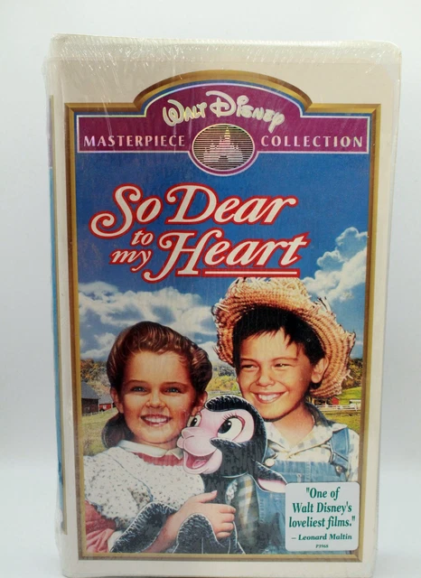 1992 WALT DISNEY “So Dear to My Heart” VHS Masterpiece Sealed Clamshell ...