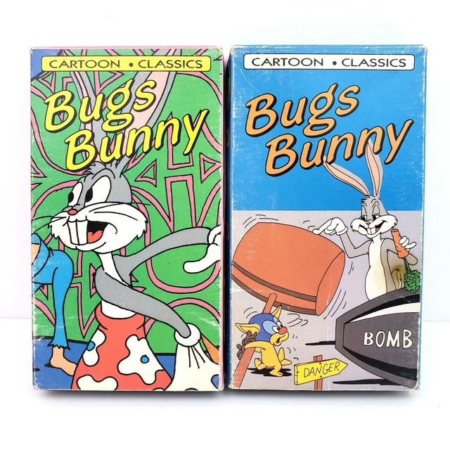 VINTAGE CARTOON CLASSICS Bugs Bunny Vol 1 Vol 3 VHS Tapes Lot of 2 £5. ...