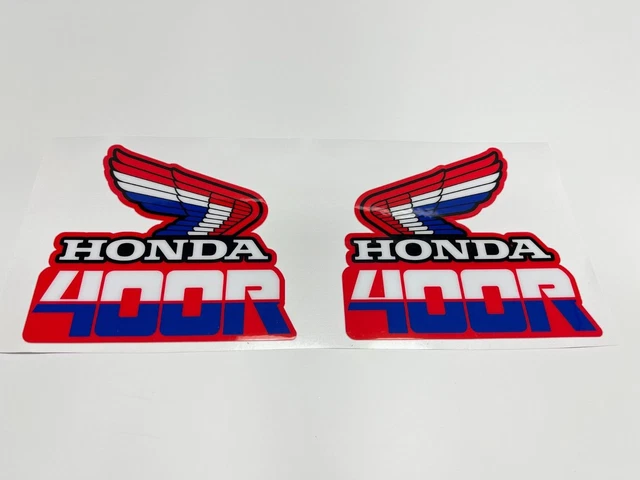 HONDA XR400R XR 400R Xr 400 R Wing Fuel Gas Tank Decals Graphics Left ...