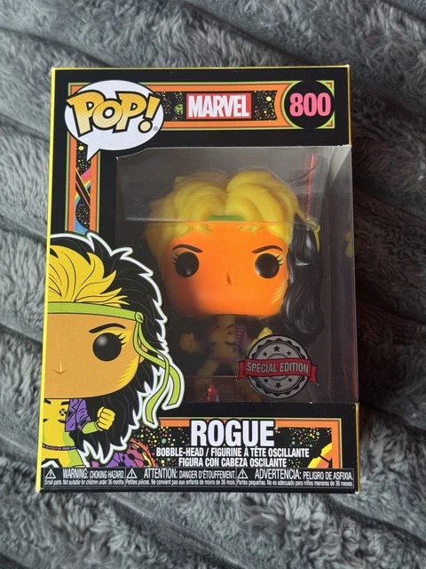 FUNKO POP! MARVEL Rogue Glow Blacklight X-Men #800 Exclusive Special Ed ...