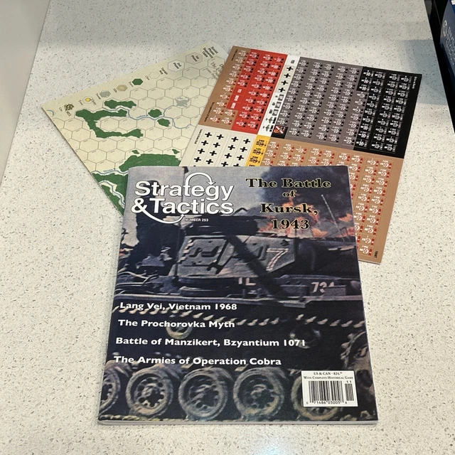 STRATEGY & TACTICS #253 The Battle of Kursk WWII Wargame New Unpunched ...