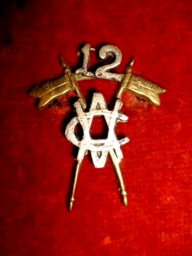 12TH CAVALRY CAP Badge - Colonial British Indian Army $65.00 - PicClick CA