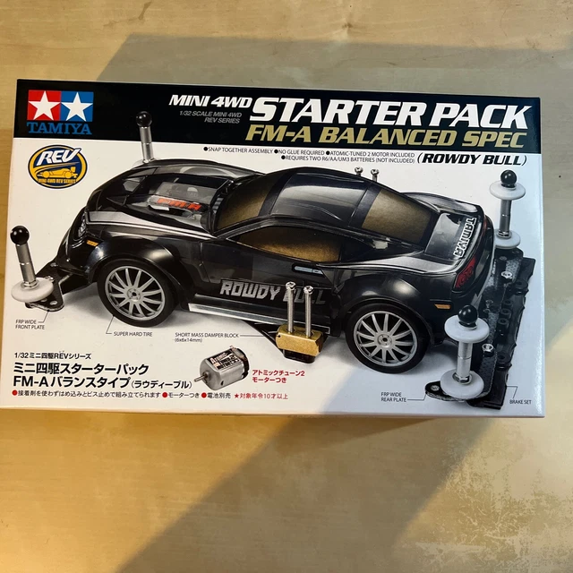 TAMIYA MINI 4WD Starter Park FM-A Balanced Spec Rowdy Bull UK Stock £47 ...