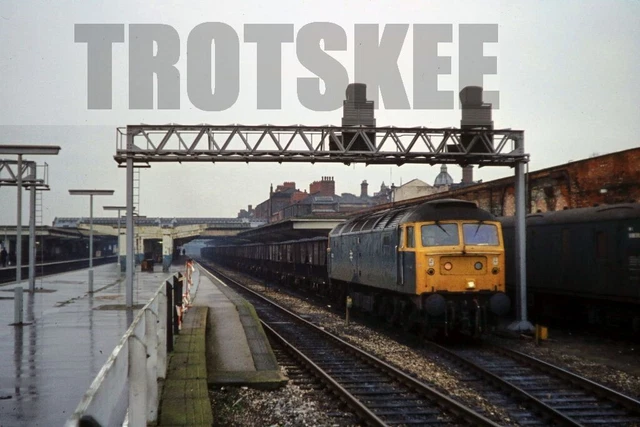 35MM SLIDE BR British Rail Diesel Loco Class 47 47012 Derby 1984 ...