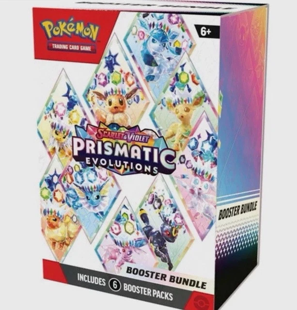 POKÉMON TCG SCARLET & Violet - Prismatic Evolutions Booster Bundle IN ...