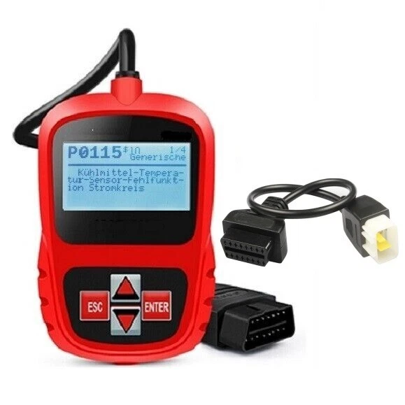 OBD2 DIAGNOSEGERÄT SCANNER für KSR Brixton Benelli Mondial ATU Kawasaki ...