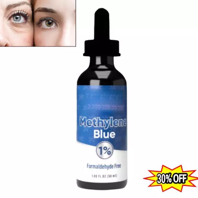 METHYLENE BLUE | Premium 1% Solution Usp Grade - 50ml | Ultra Hig h ... METHYLENE BLUE | Premium 1% Solution Usp Grade - 50ml | Ultra Hig h ...