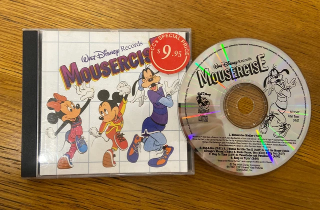 WALT DISNEY MOUSERCISE Songs [Blister] CD, Dec-1995, Walt Disney ...