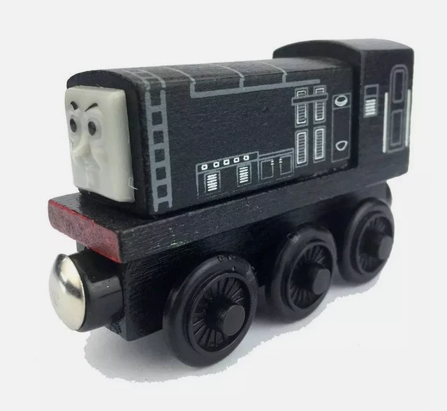 DIESEL THE TANK Engine Take N Play Wooden Magnetic Train Railway Kids ...
