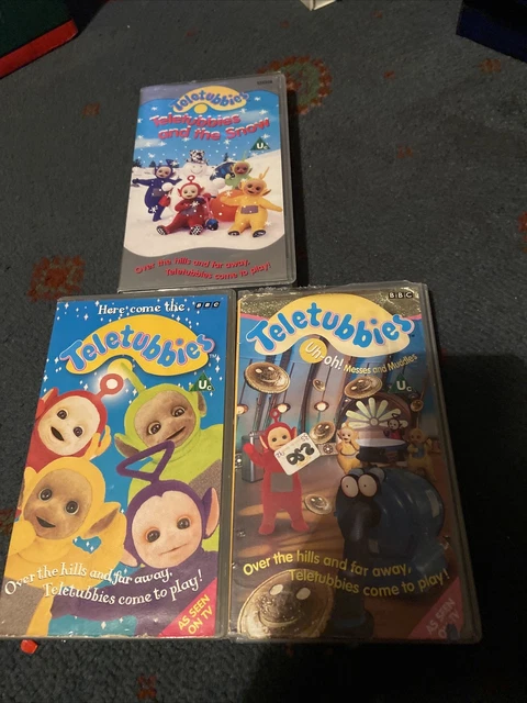 TELETUBBIES VHS X 3 , CBEEBIES children's VHS b2 £7.00 - PicClick UK