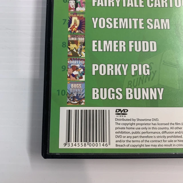 10 CARTOON CLASSIC Movies Popeye/Bugs Bunny/Porky Pig (DVD, 4 Disc-Set ...