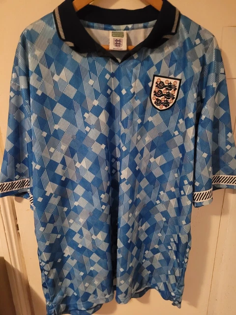 ENGLAND XXL 1990 3rd Kit Score Draw Retro 2022 £26.40 - PicClick UK
