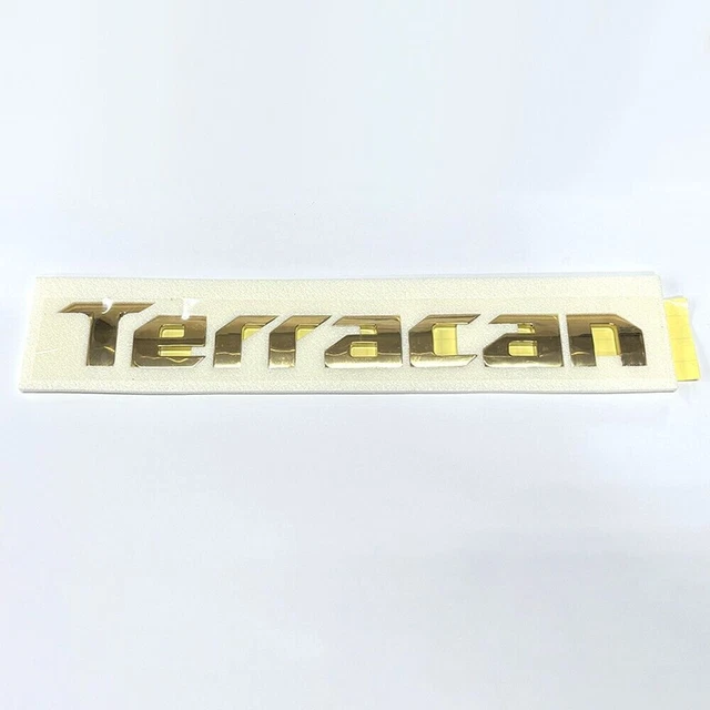 LOGO DE COFFRE Terracan, emblème doré pour Hyundai Terracan EUR 21,43 ...