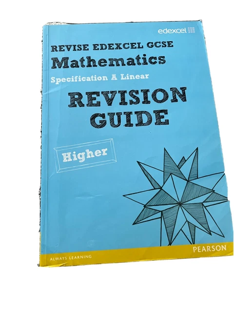 REVISE EDEXCEL GCSE Mathematics Spec A Higher Revision Guide by Gwenllian Burns, EUR 3,53 ...