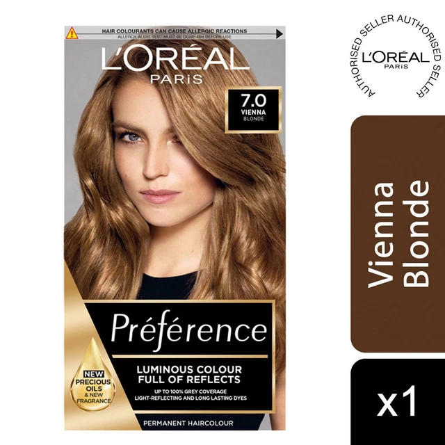 L'OREAL PARIS PREFERENCE Permanent Hair Colour, 7 Rimini Dark Blonde ...