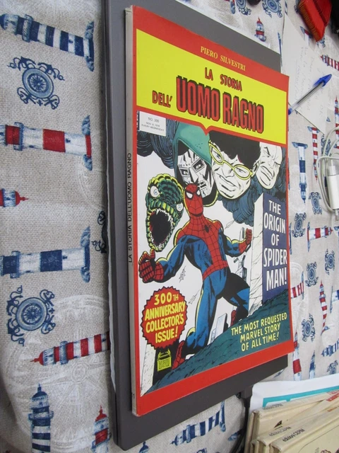 VOLUME BROSSURATO - La Storia Dell'uomo Ragno - Piero Silvestri - Edicola EUR 19,99 - PicClick IT