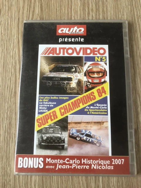 AUTOVIDEO Nº5 RALLYE Bruno Saby Monte Carlo Nicky Lauda Rac Dvd Rare ...