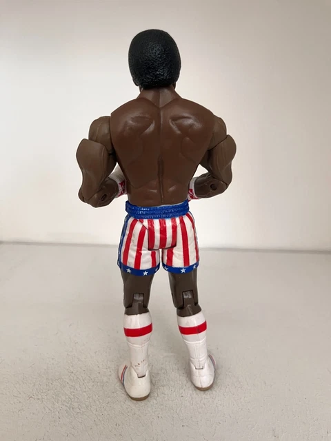 ROCKY IV 4 Película Series Apollo Creed Pre Fight Eeuu Jakks Boxeo ...