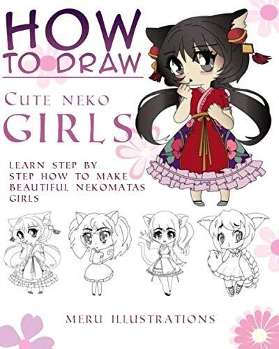 HOW TO DRAW Cute Neko Girls Chibi V..., Illustrations, £6.99 - PicClick UK