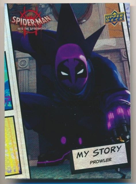 SPIDERMAN INTO THE Spiderverse Upperdeck 2022 My Story Ms-06 Prowler ...