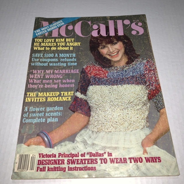 MCCALLS MAGAZINE APRIL 1982 Carol Burnett Victoria Principal Susan ...