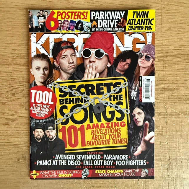 KERRANG MAGAZINE ISSUE 1667 Secrets Behind the Songs Avenged Paramore ...