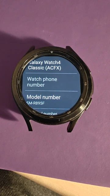 SAMSUNG GALAXY WATCH 4 Classic SM-R895 46 mm 4G LTE nero EUR 58,25 ...