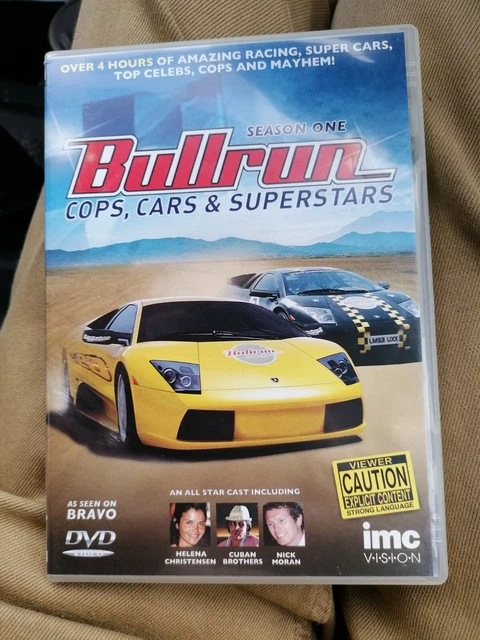 BULLRUN SEASON ONE - Cops, Cars & Superstars [DVD] [2007] - 2 Disc VGC ...