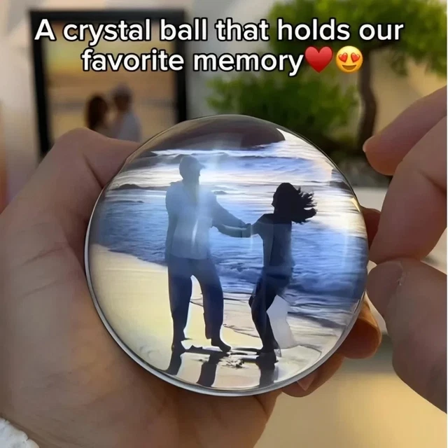 3D VIDEO CRYSTAL Ball DIY Memory Art Glass Ball Lamp Spherical Pixel ...