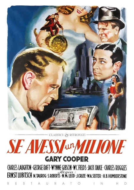 SE AVESSI UN Milione (Restaurato in HD) (DVD) Gary Cooper Charles ...