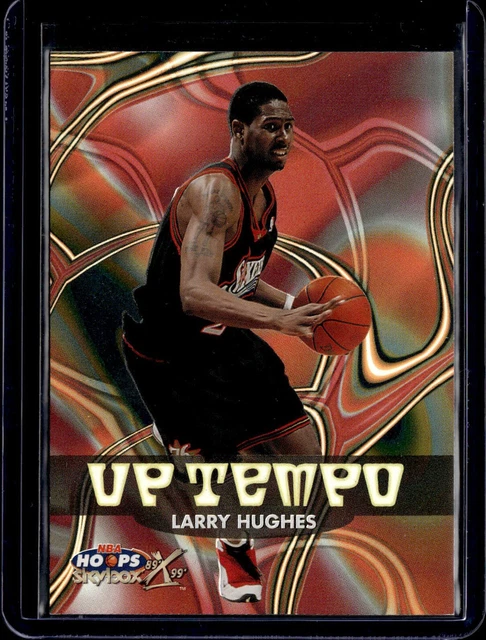 1999-00 NBA HOOPS Decade #10UT Larry Hughes Up Tempo insert 76ers EUR 2 ...