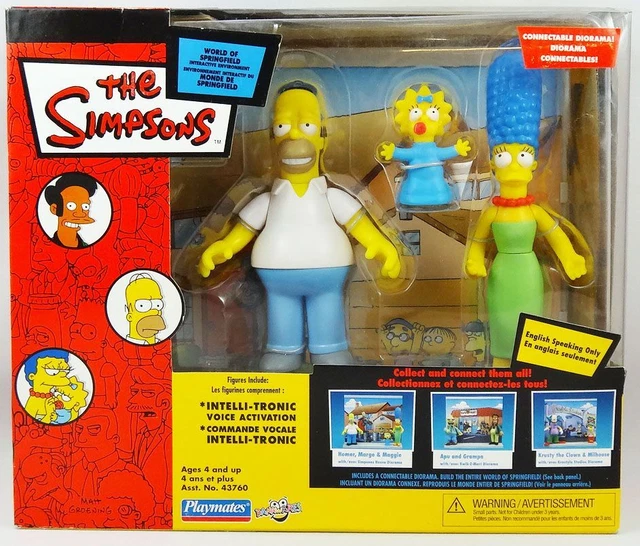 THE SIMPSONS - Playmates - Simpsons House Diorama (with Homer, Marge ...