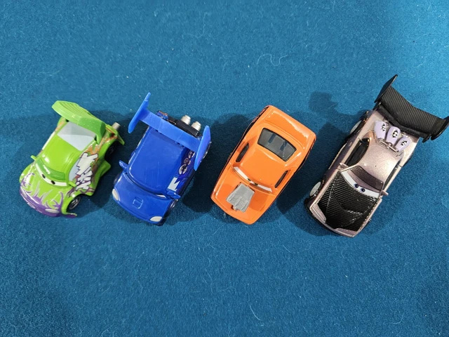 LOT OF 4 Disney Cars Pixar Tuner Gang Dj, Snot Rod, Boost, Wingo MINT ...