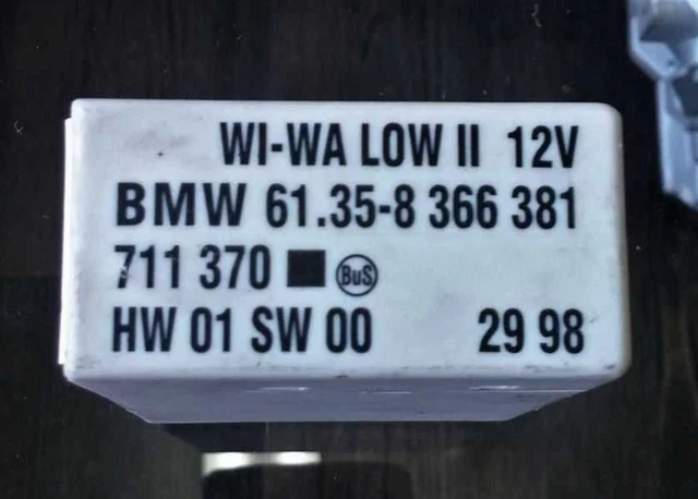 BMW E36 WINDSHIELD Wiper Control Module Unit OEM 92 93 94 95 96 97 98 ...