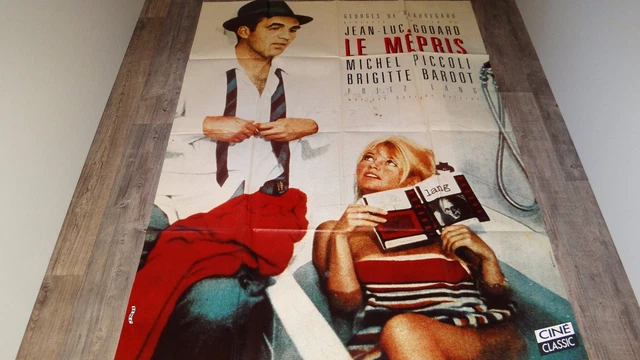 BRIGITTE BARDOT LE MEPRIS jean luc godard piccoli rare affiche cinema ...
