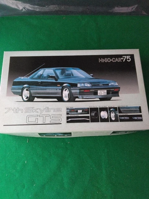 FUJIMI 124 SCALE 7th Skyline GTS Plastik Modellbausatz No 75 gebraucht ...