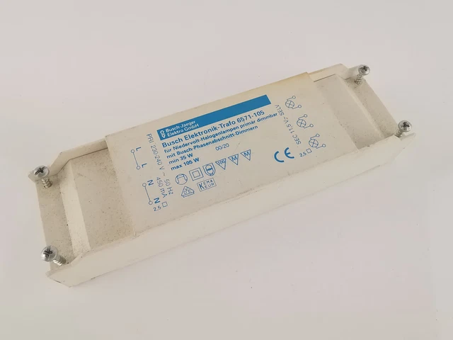 BUSCH-JAEGER 6571-105 ELEKTRONISCHER Trafo Transformator 35-105 Watt ...