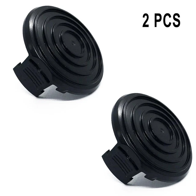 SPOOL CAP BLACK Grass Trimmer Strimmer QUALCAST GT30 Solid Spool Cover ...