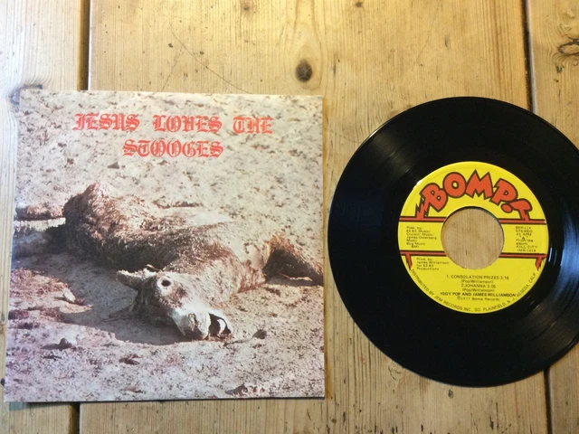 IGGY & THE Stooges - Jesus Loves The Stooges 3-track ep (ex!) (Bomp - 1977) EUR 29,28 - PicClick IT