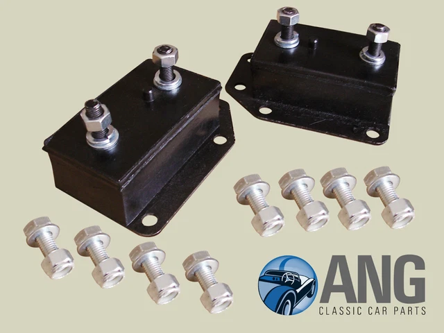 MGB, MGB-GT 1962-74 ENGINE MOUNTS x 2 & FITTING KITS (CHROME BUMPER ...