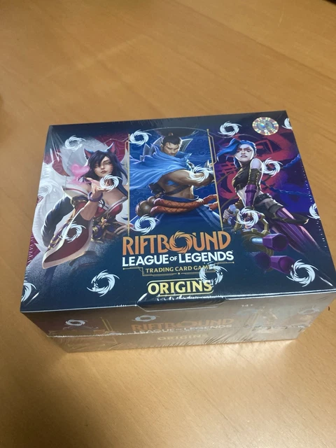 RIFTBOUND TCG LEAGUE of Legends Origins Booster Display Box Sealed New ...