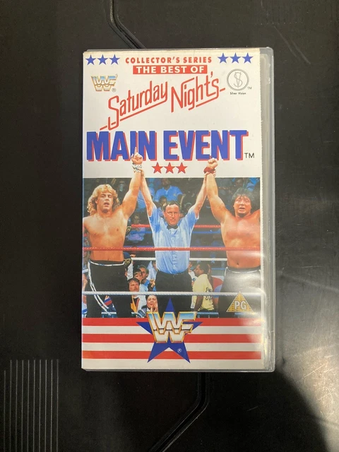 *RARE* WWF MORE Saturday Nights Main Event VHS £7.99 - PicClick UK