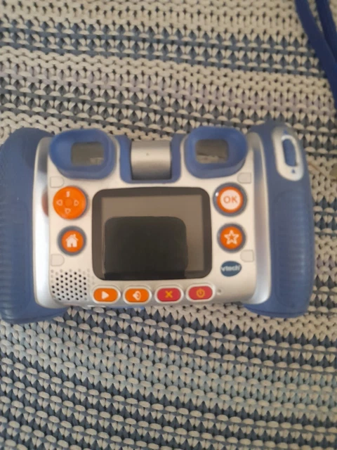 VTECH KIDIZOOM TWIST Plus Kids Digital Camera in Blue 4 x Digital Zoom ...