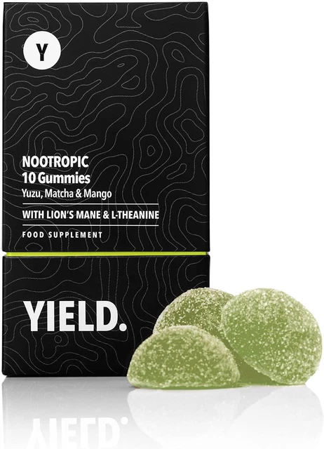 NOOTROPIC GUMMIES FROM YIELD | Improve Brain Function | Lion's Mane ...
