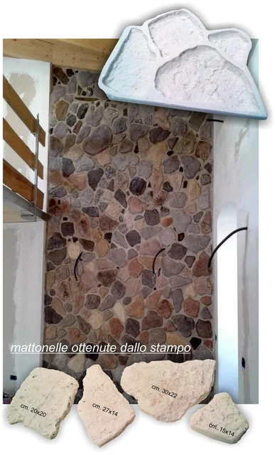 CONCRETE MOLDS DIE bricks stone effect fake stone cladding $124.85 ...
