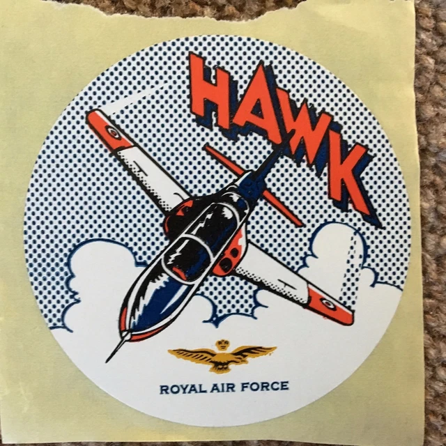 RAF HAWK - Sticker £1.85 - PicClick UK